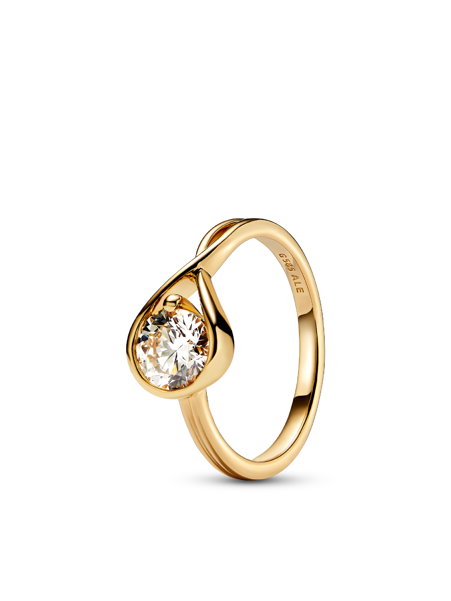 Pandora Infinite 14k Gold Lab-grown Diamond Ring | Gold | Pandora NZ